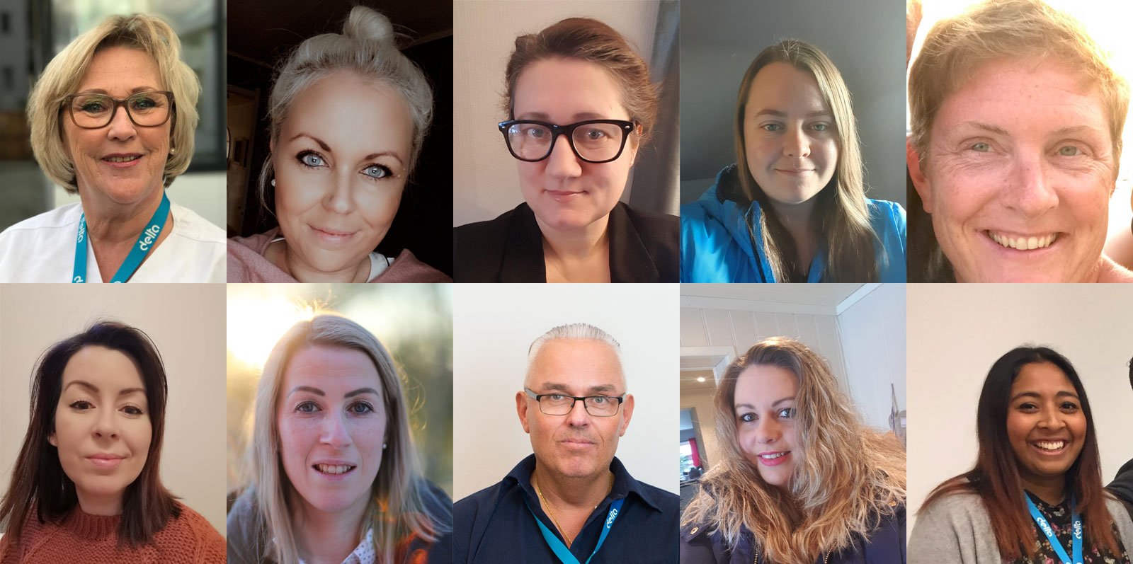 Her er det nye styret i Helsefagarbeiderforbundet